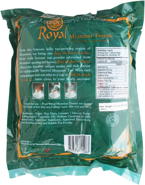 Royal Myanmar Instant Tea Mix - AsianGrocery2YourDoor ...