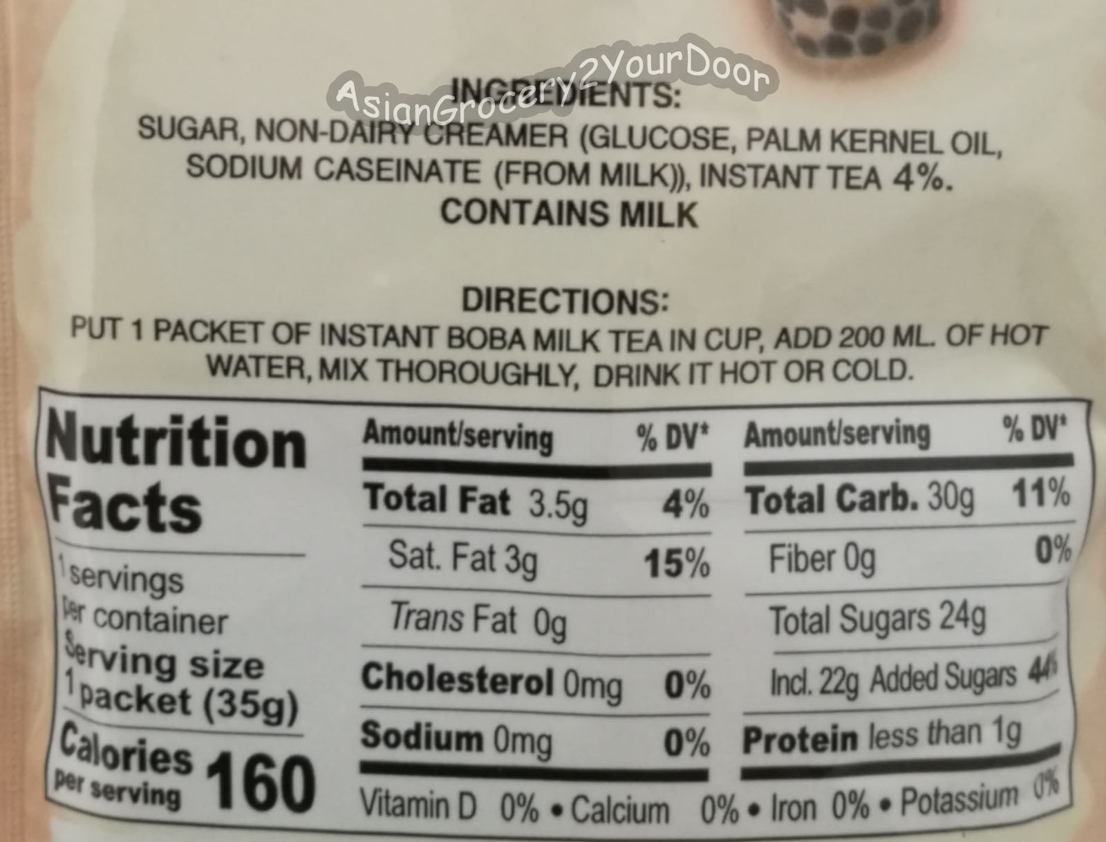 DEDE Instant Boba Milk Tea - AsianGrocery2YourDoor– Asiangrocery2yourdoor